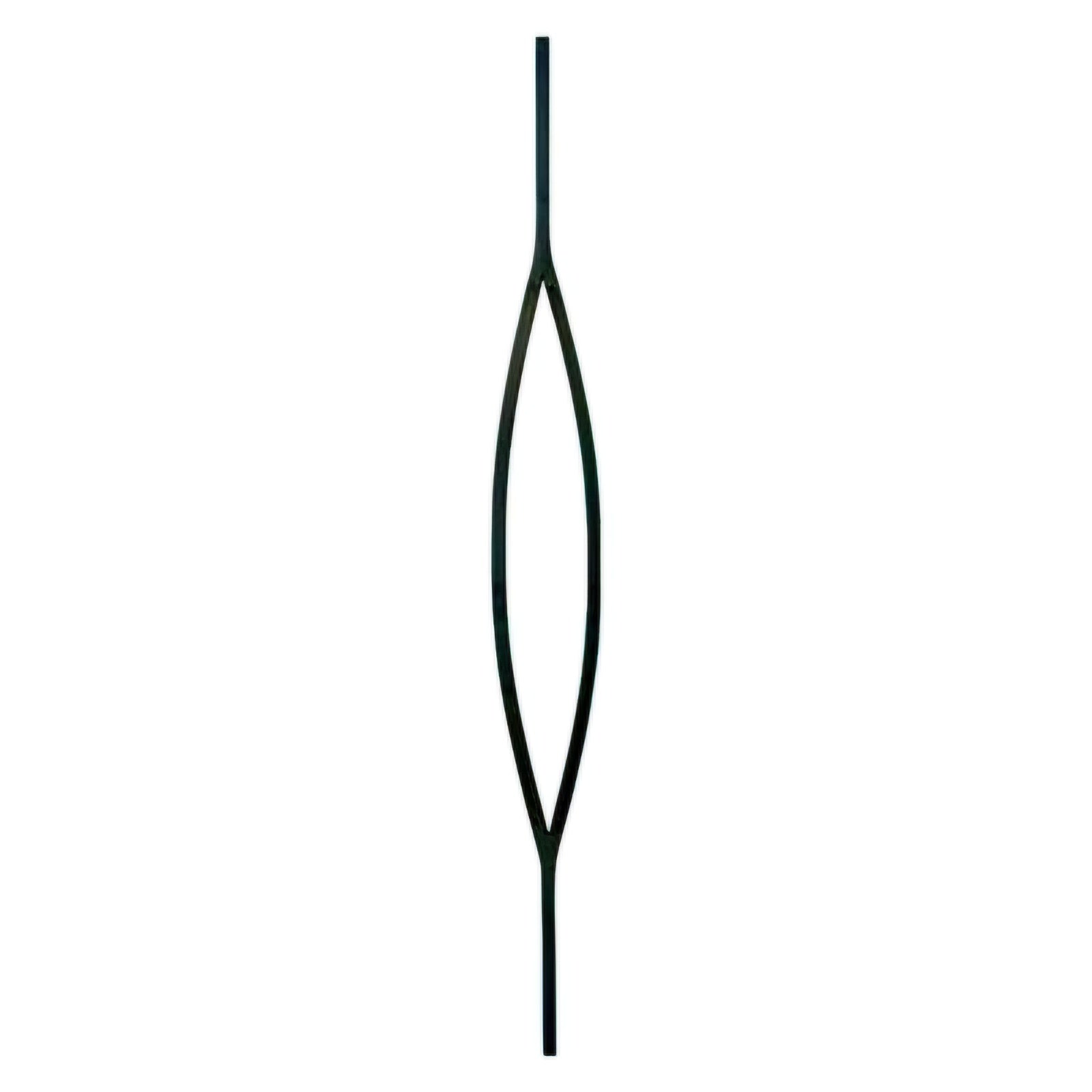 The DG Solid Wrought iron oval panel 100MM X 1000MM – D&G wrought iron ...